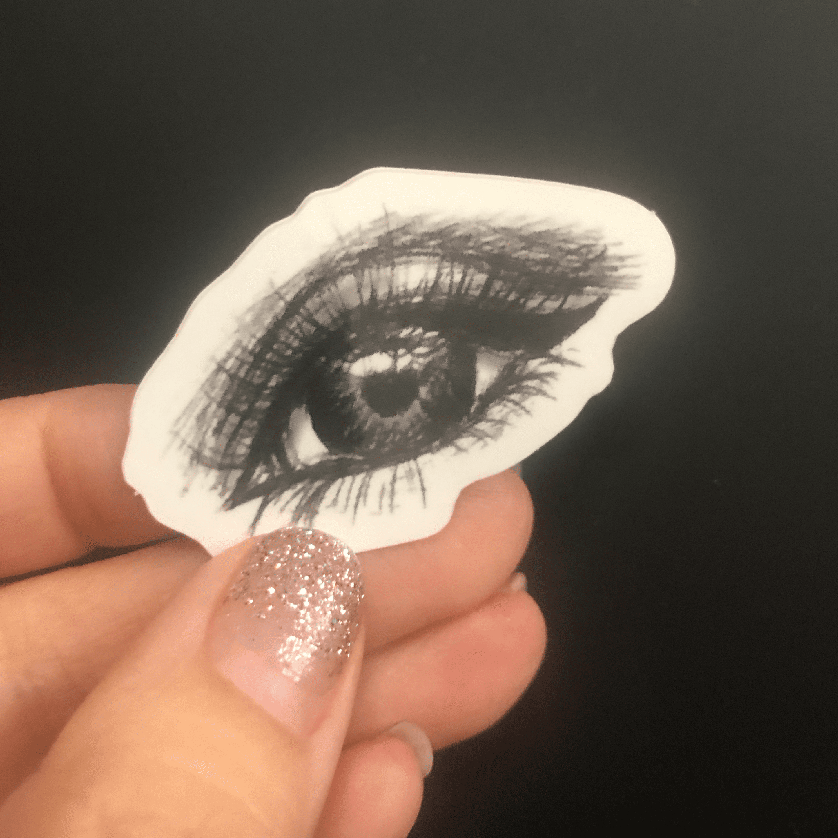 Original Eye Sketch 2" Vinyl Sticker – Maile Cristina Artist
